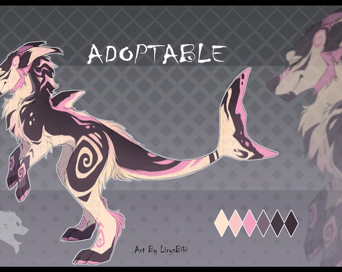 Manokit Adoptable Furry Adopt Fursona Fursuit Refferece Sheet Etsy