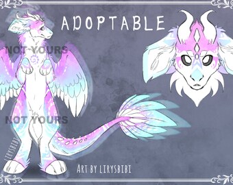 Manokit Adoptable Furry Adopt Fursona/ Fursuit Refferece Sheet - Etsy