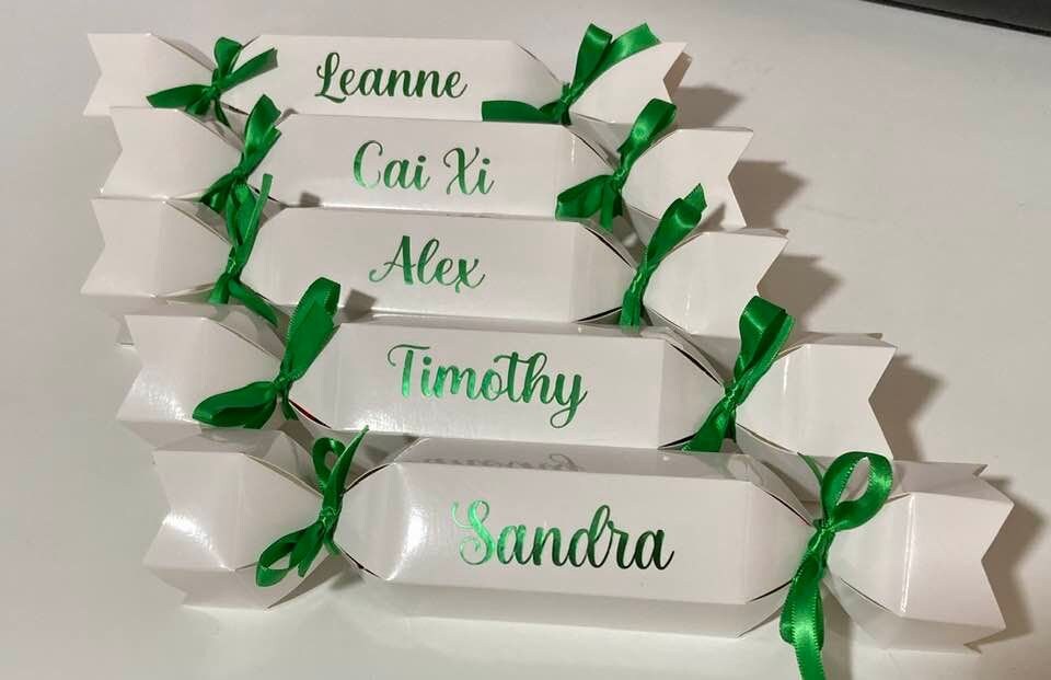 Personalised Bon Bon / Party Favour for Christmas Parties - Etsy Australia