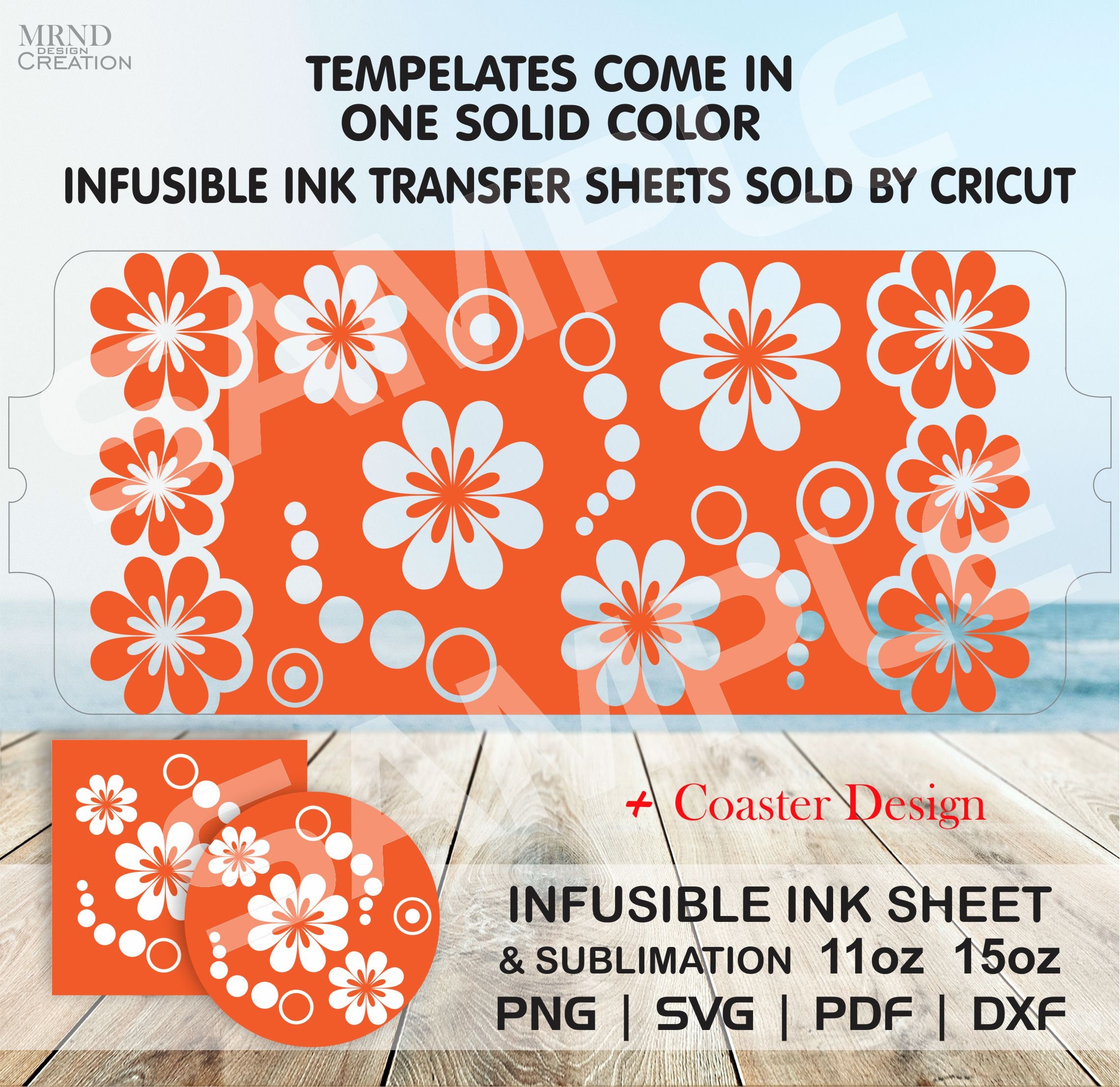 Flower Mug SVG Flower Mug Template SVG for Cricut Mug Press - Etsy