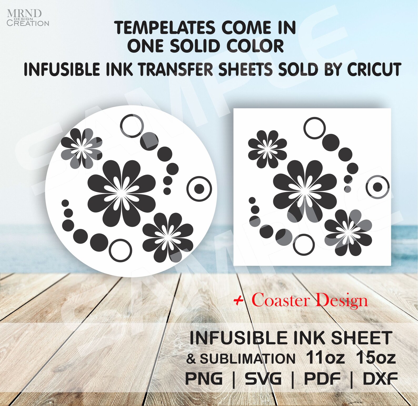 Flower Mug SVG Flower Mug Template SVG for Cricut Mug Press - Etsy