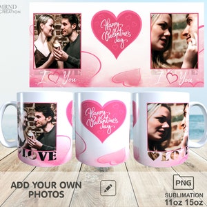 Personalized Love You Photo Insert Coffee Mug - Etsy