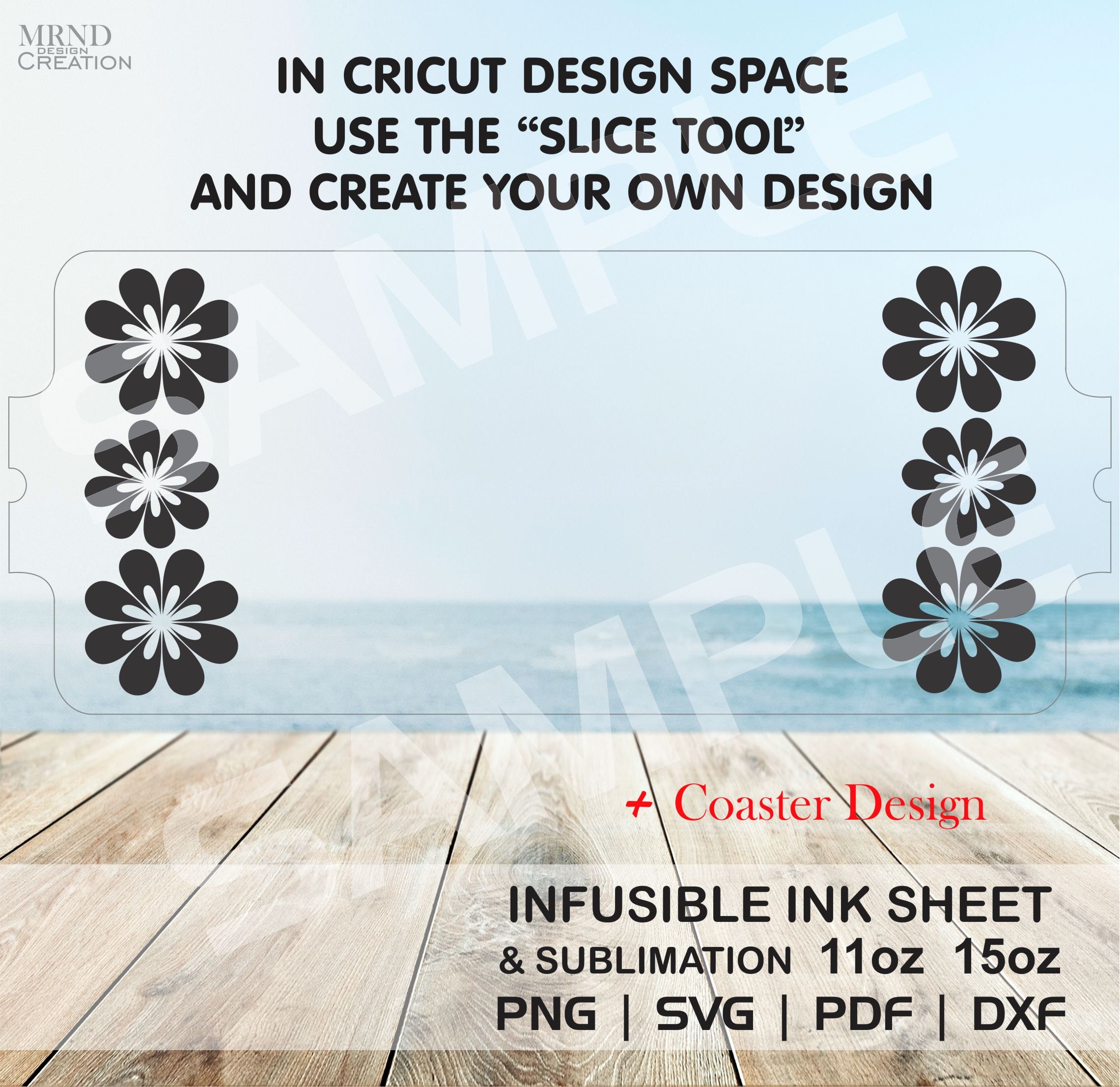 Flower Mug SVG Flower Mug Template SVG for Cricut Mug Press - Etsy UK