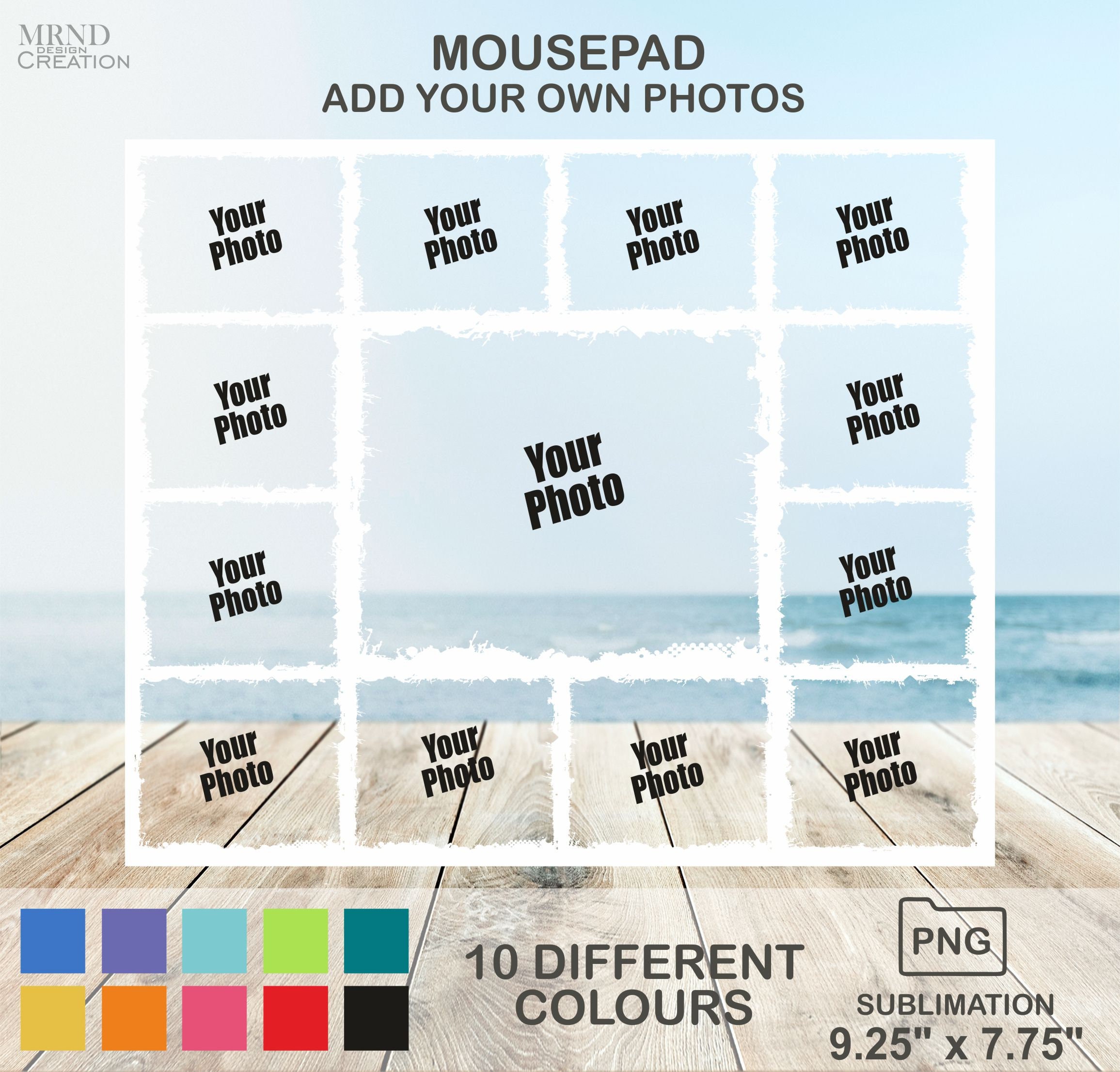 Family Photo Mouse Pad Photo Collage Mouse Pad Mouse Pad Design ...