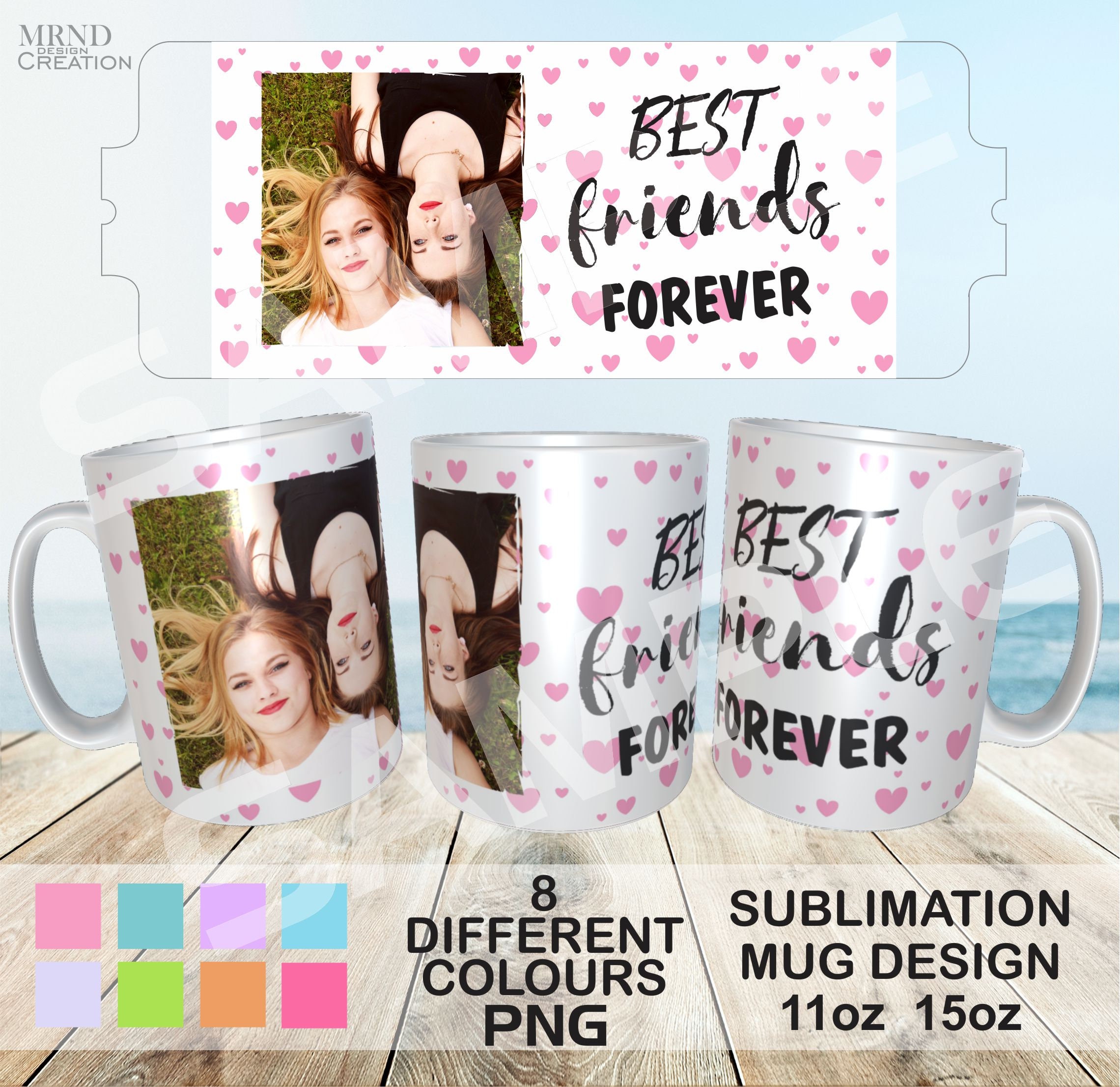 Best Friends Forever Mug PNG Best Friends Forever - Etsy