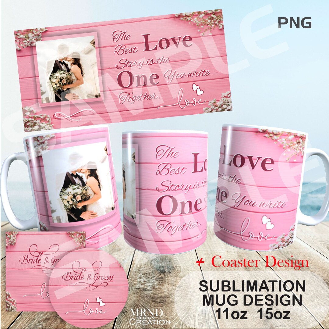 best-love-story-wedding-sublimation-mug-personalized-wedding-etsy