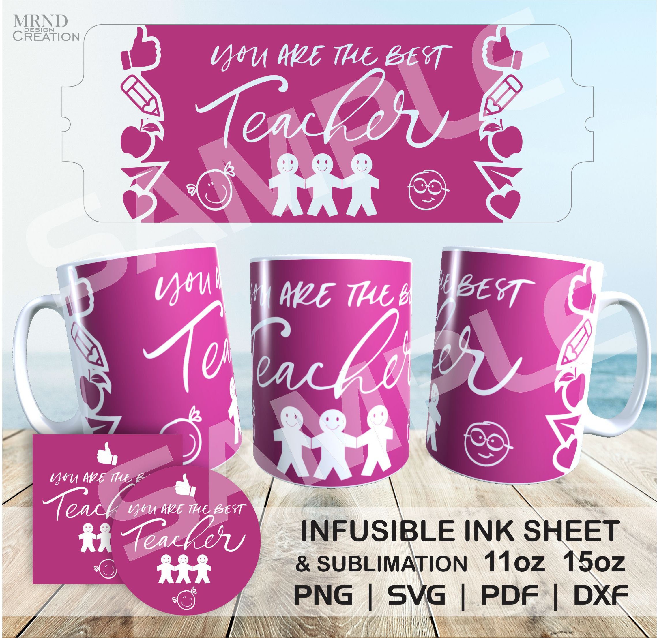 Best Teacher Mug SVG Best Teacher Mug Template SVG for - Etsy
