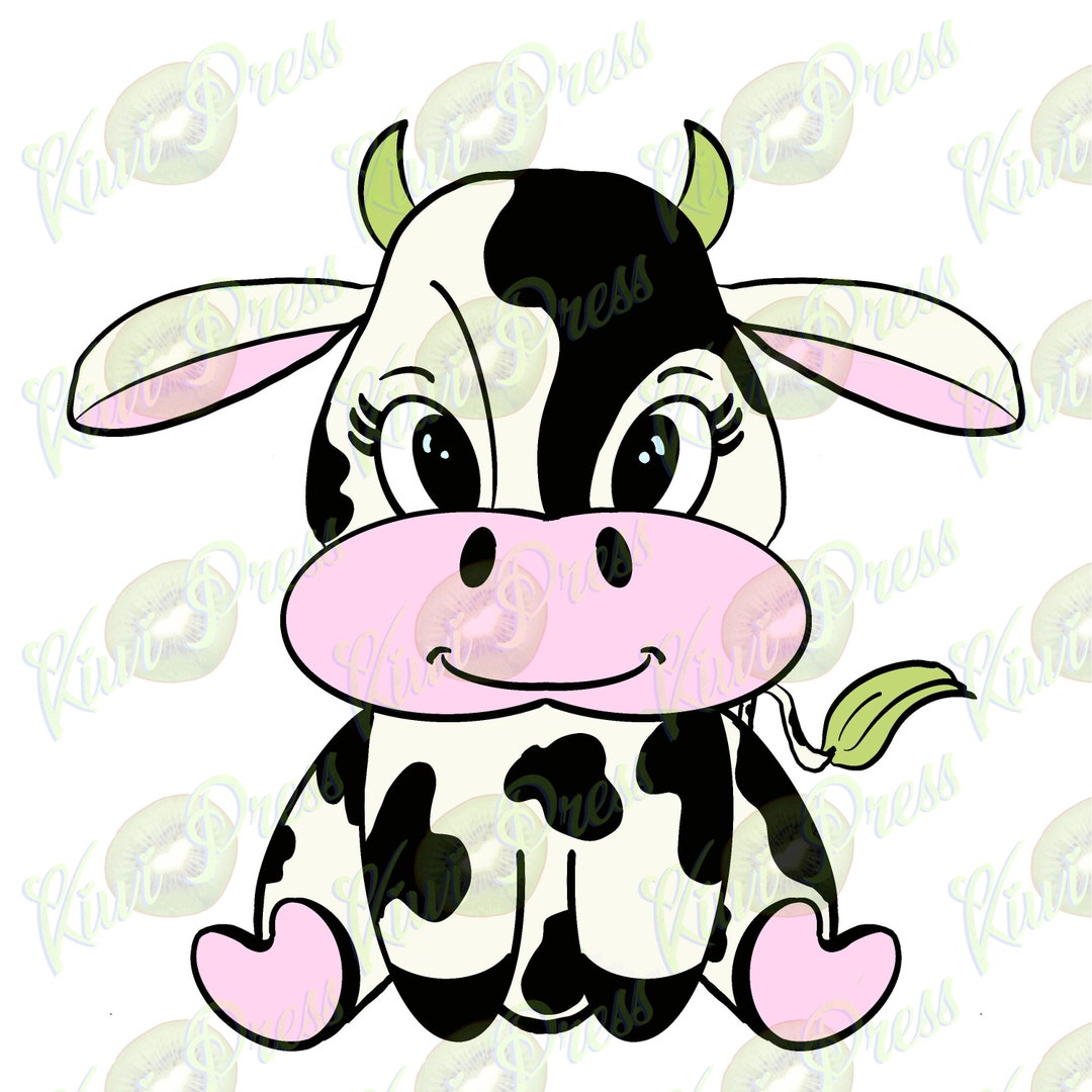 Moo Cow PNG 300 DPI Instant Download - Etsy
