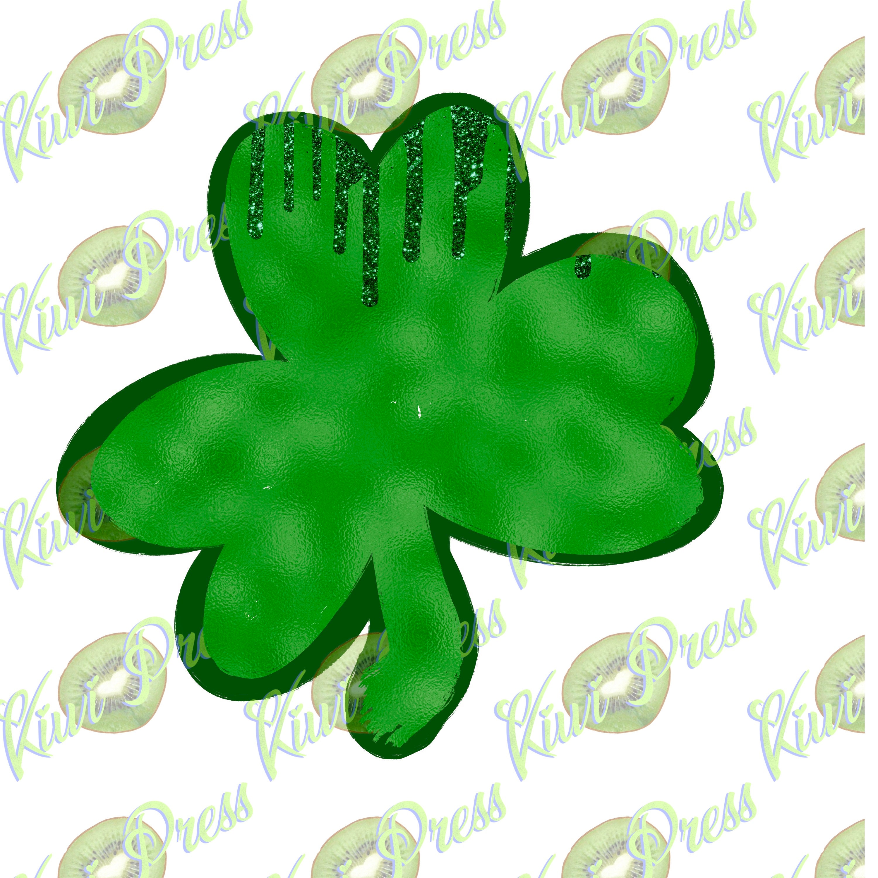 Glitter Shamrock PNG SVG - Etsy
