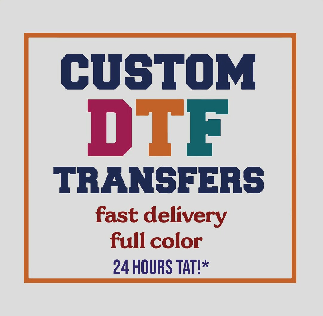 Dtf Prints, Dtf Transfers, Custom DTF, High Quality Transfer, Full ...