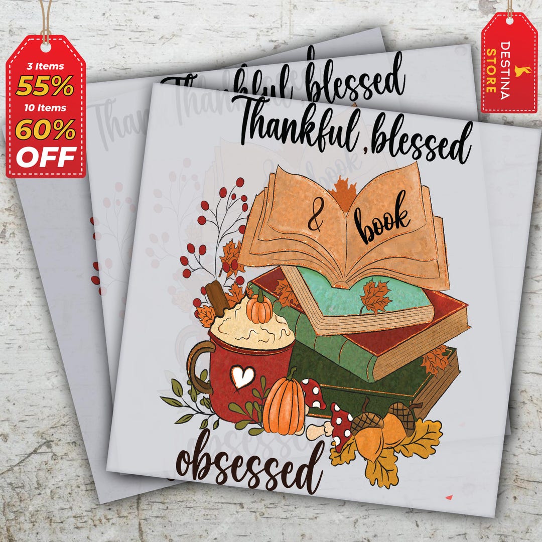 Thankful Blessed Obsessed Ready to Press, Retro Fall Autumn, Fall ...