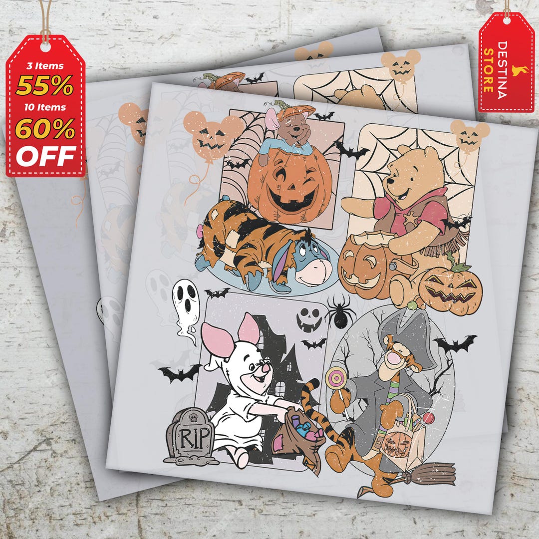 Cute Halloween DTF Transfers, Ready to Press, T-shirt Transfers, Heat ...