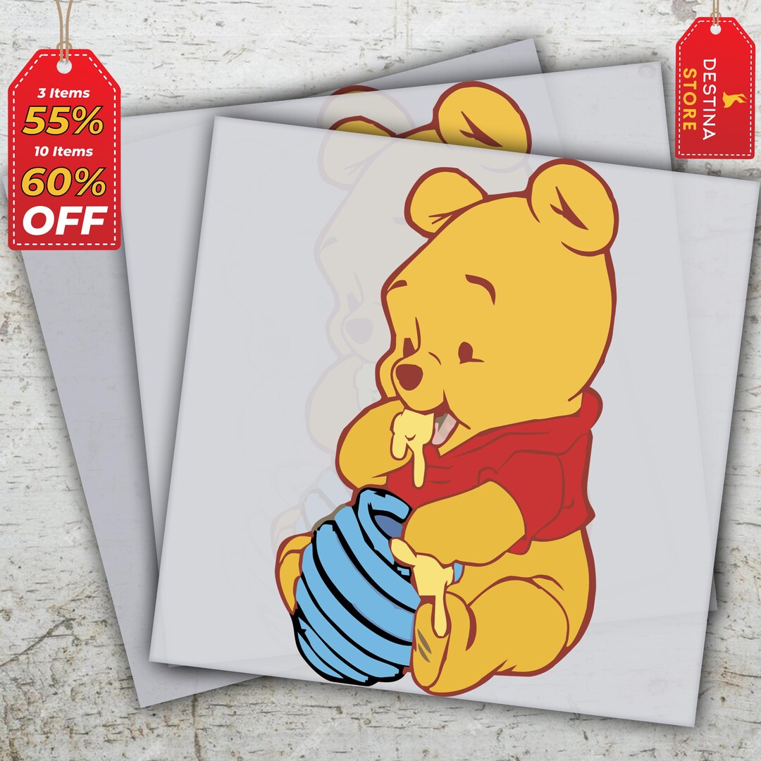 Winnie the Pooh Honey Ready to Press, Tigger DTF Transfers, Tiger Shirt Transfer, Piglet Dtf ...