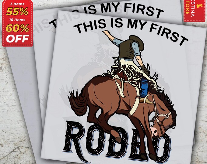 Western Rowdy Rodeo DTF TRANSFER | Ready to Press | Direct to Film ...