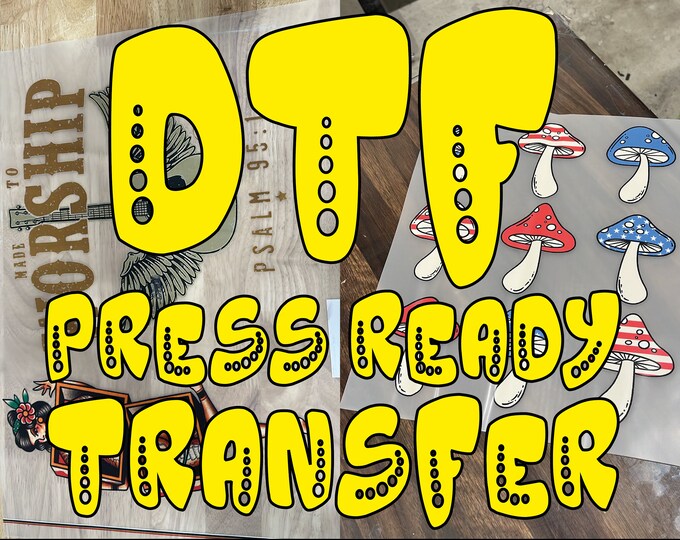 DTF Transfers, Dtf Transfer Custom, Dtf Transfers Ready for Press, DTF ...