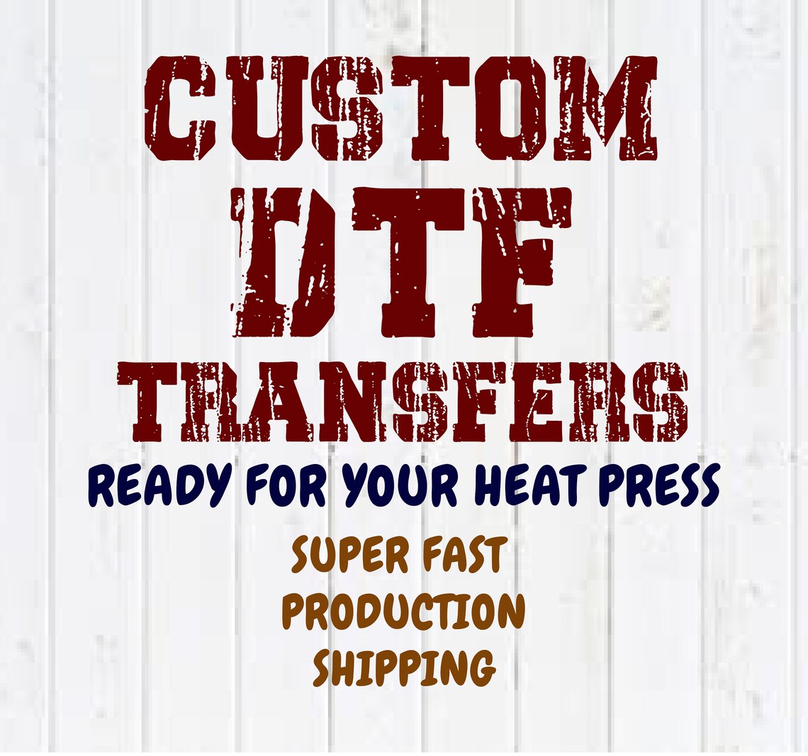 DTF Print Dtf Transfers Full Color DTF Gang Sheets - Etsy