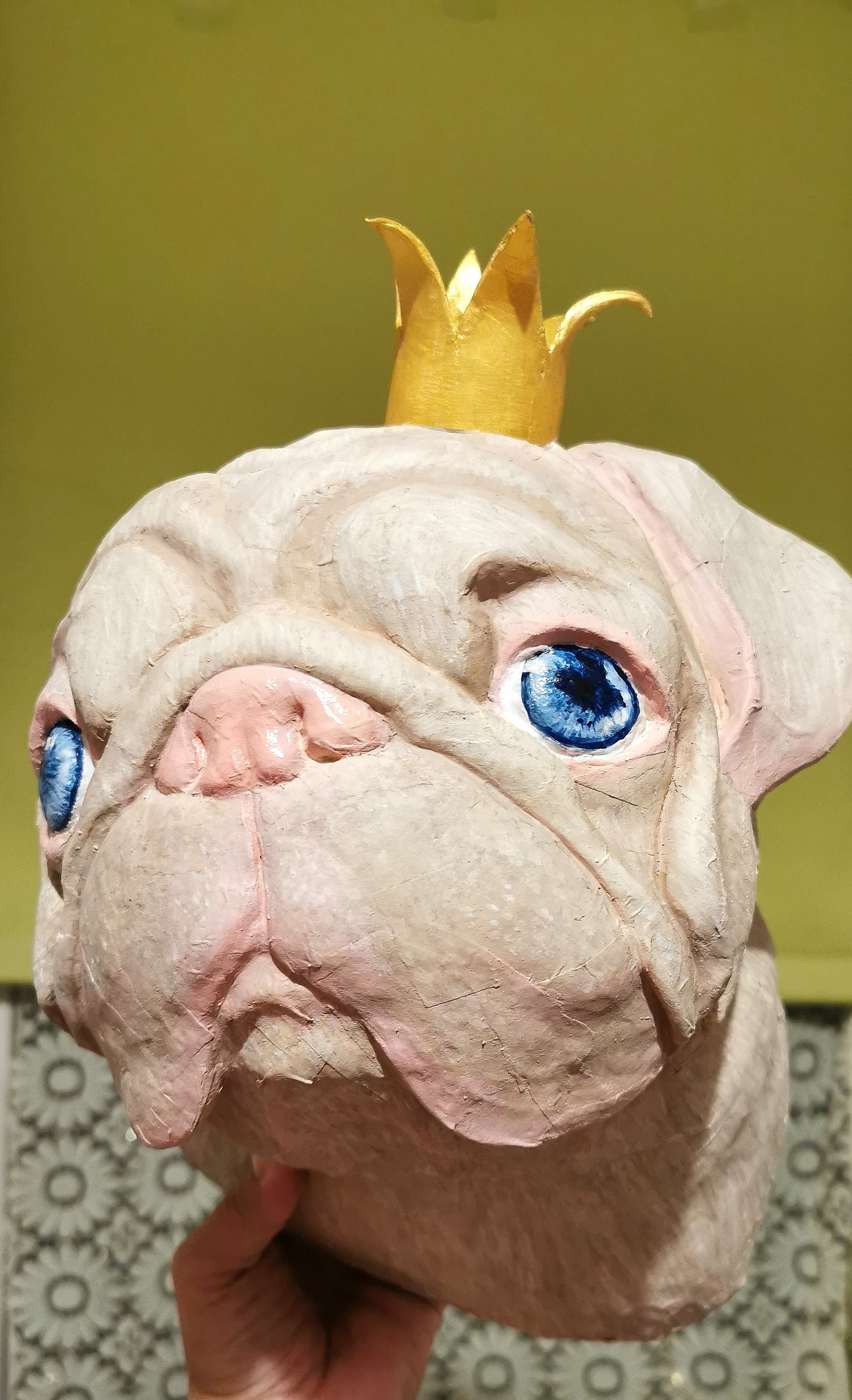 Pug Wall Hanging, Handmade Pug Wall Art, Pug Kids Room Decor, Pug ...