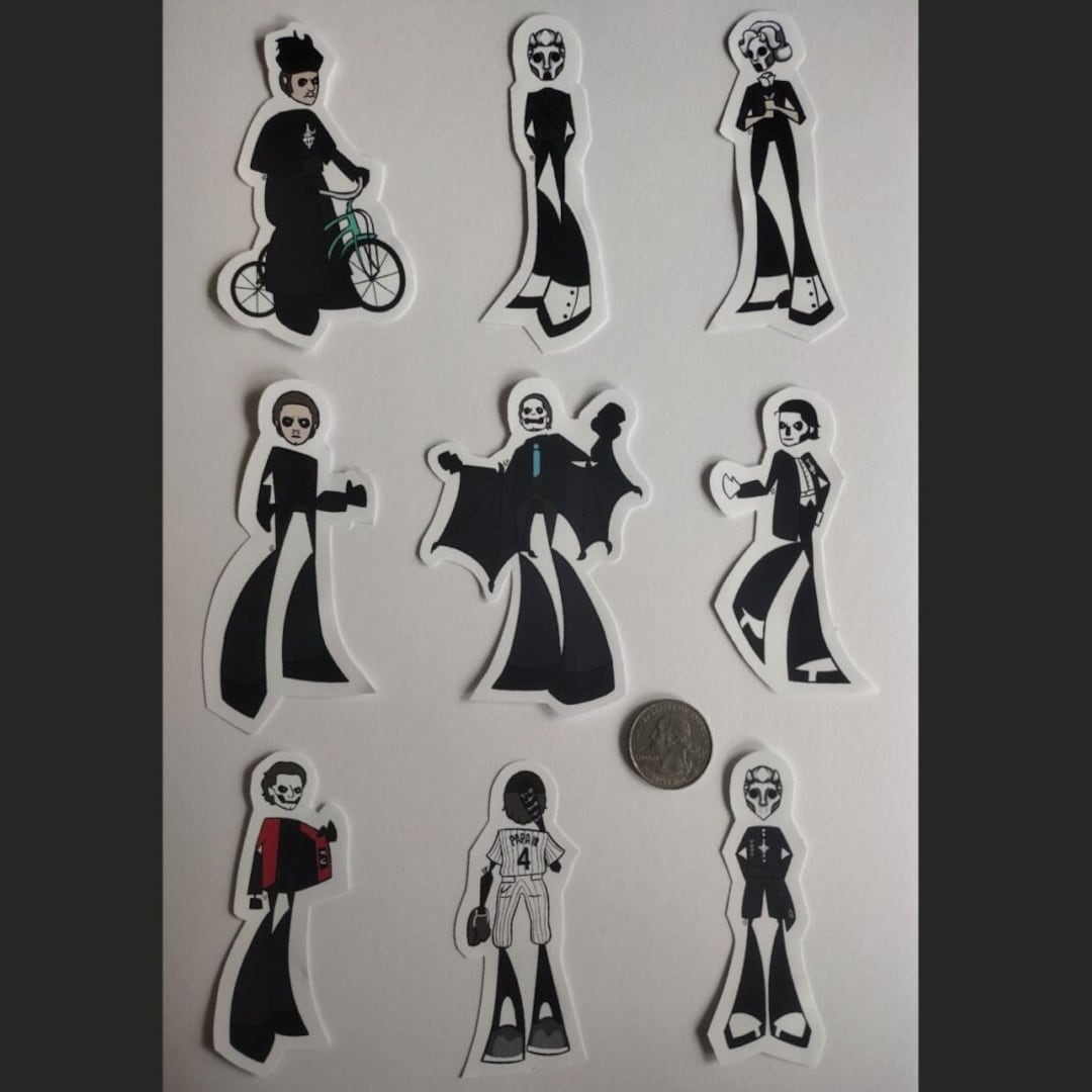 Ghost BC Stickers - Etsy