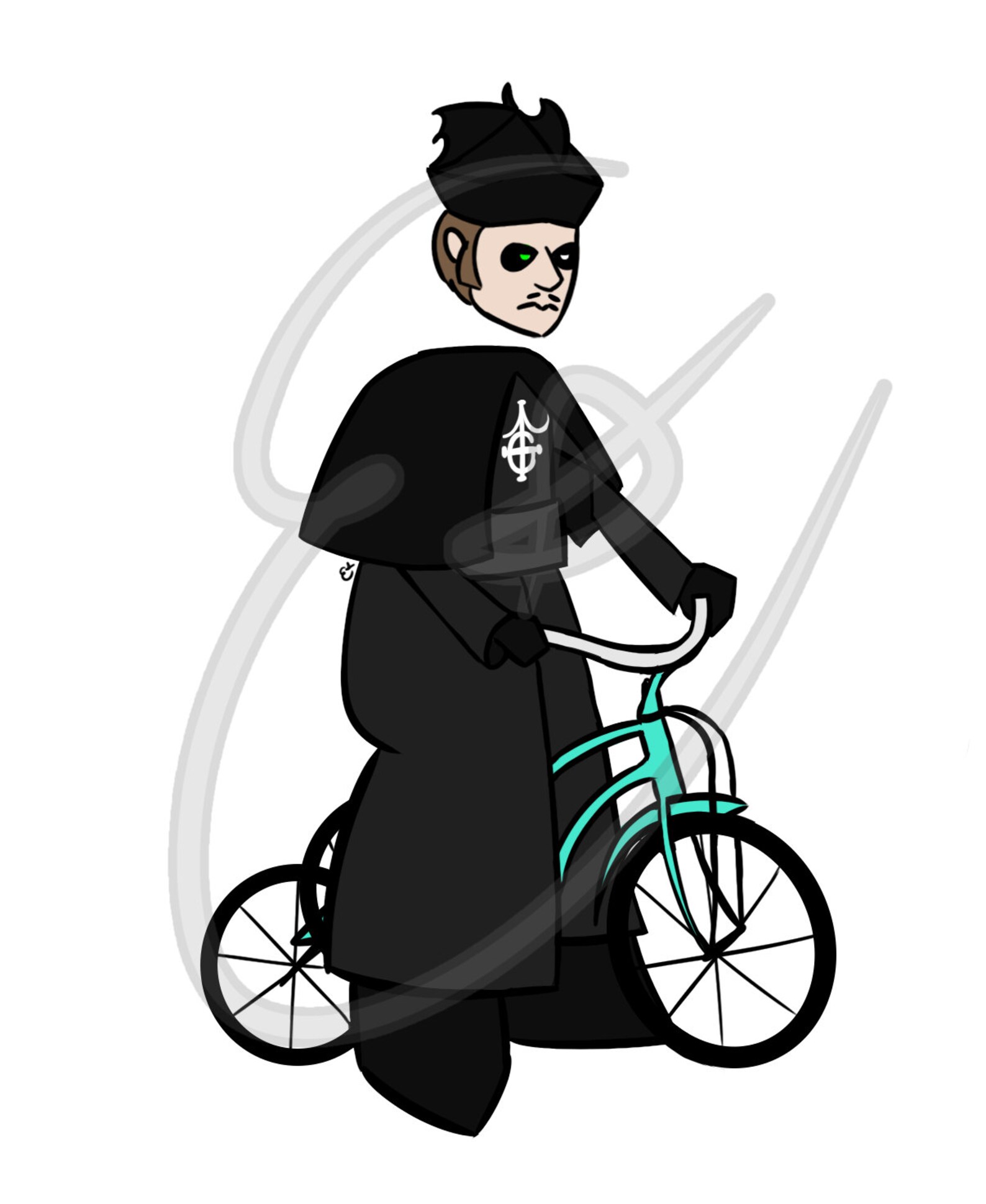 Ghost BC Stickers - Etsy