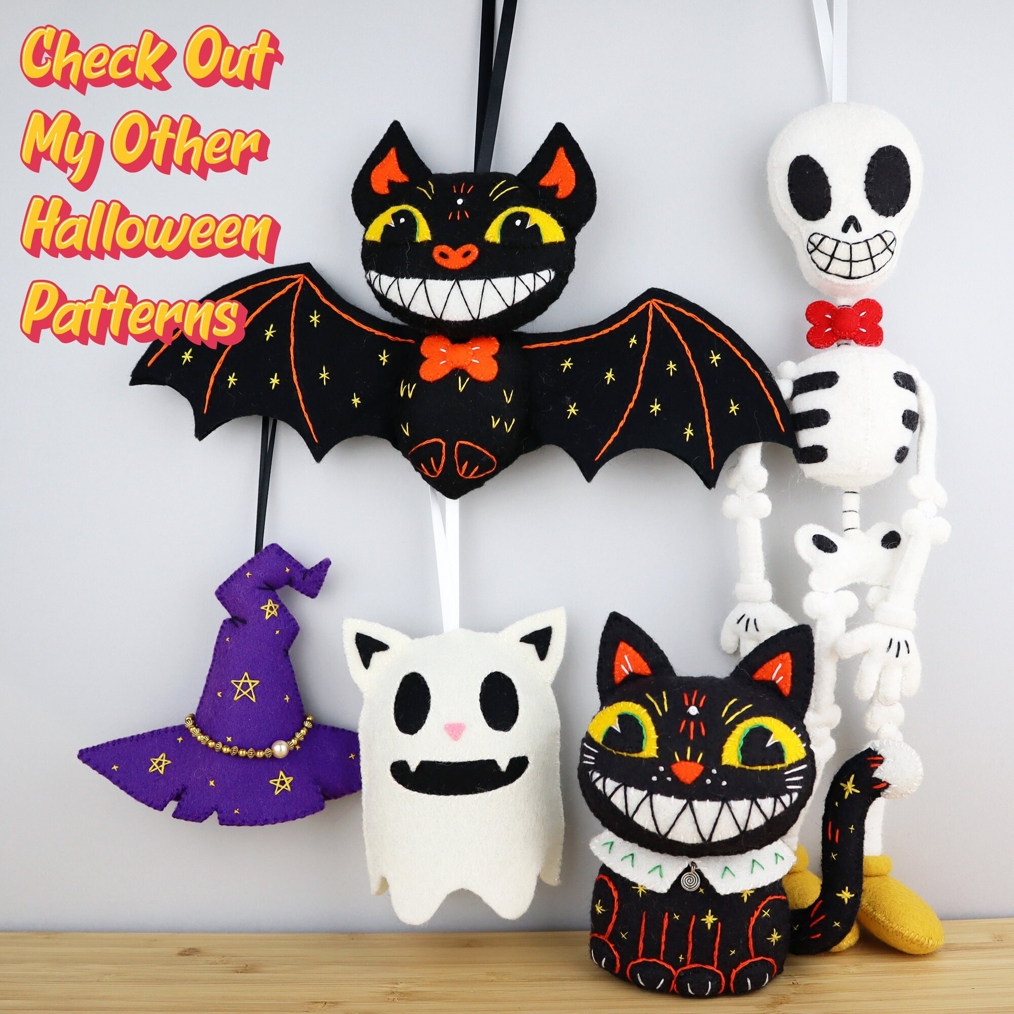 Halloween Bat Decoration PDF Pattern - Etsy
