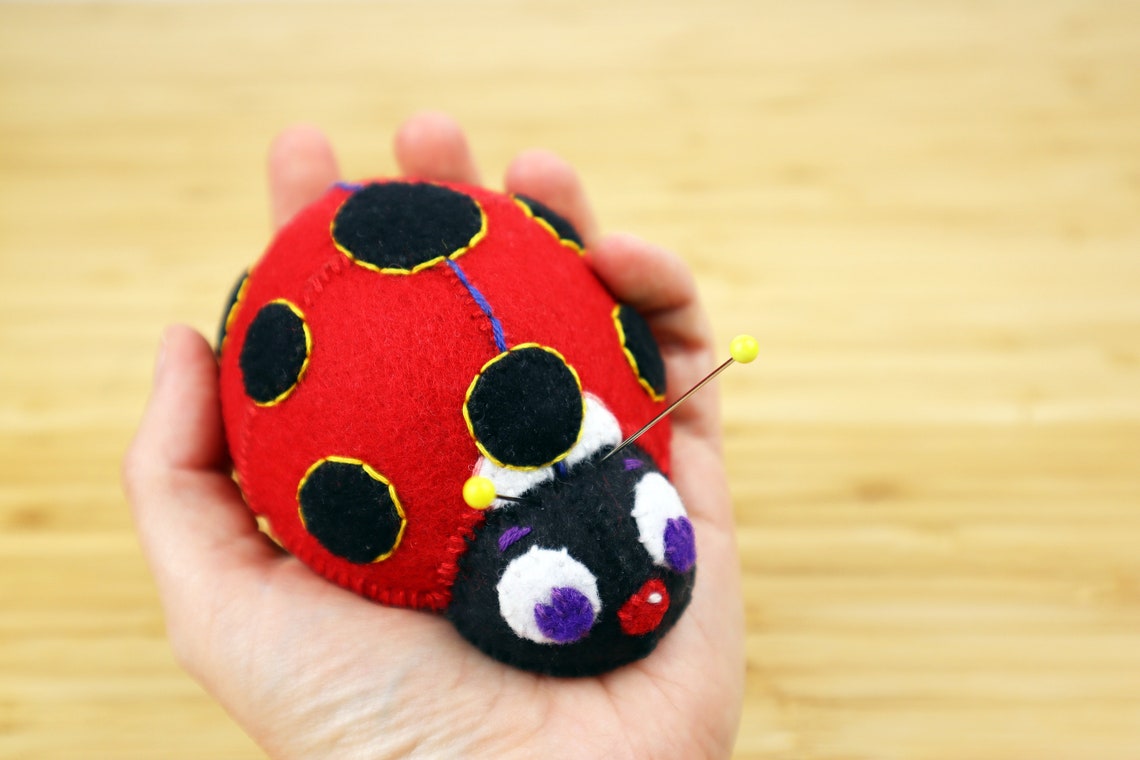 Ladybird Pincushion PDF Pattern - Etsy