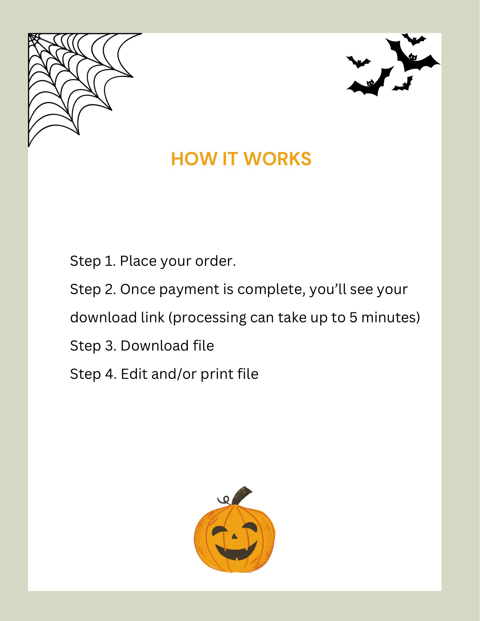 Editable October 2023 Digital Calendar, Halloween, Printable, Fall ...