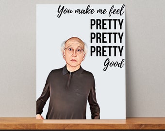 Larry David Greeting Card - Etsy