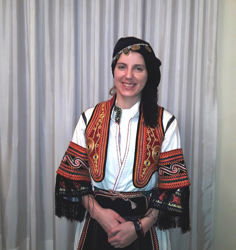 GREEK TRADITIONAL DRESS Karagouna (thessaly) - Etsy