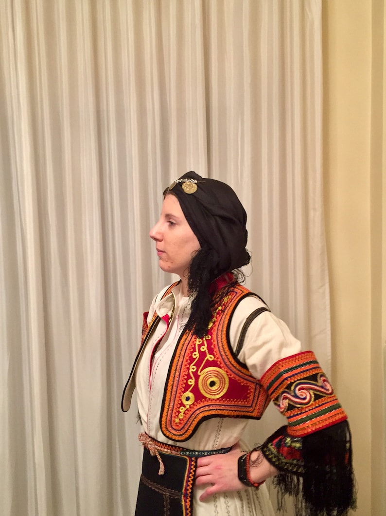 GREEK TRADITIONAL DRESS Karagouna (thessaly) - Etsy