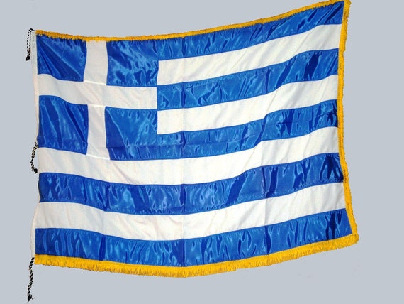 Greek Parade Flag | Etsy