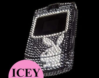Bedazzled Bling Flip Phone- PROP Only- Rhinestone 2000s Y2K Phone - Etsy