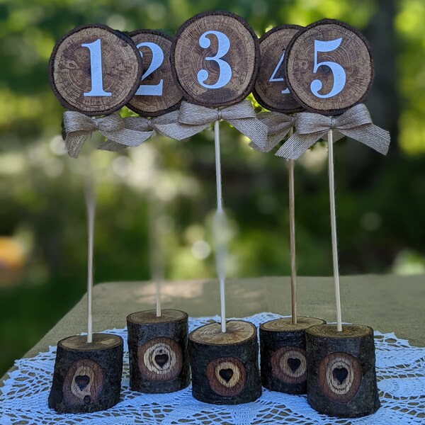 Rustic Wedding Table Decor - Etsy