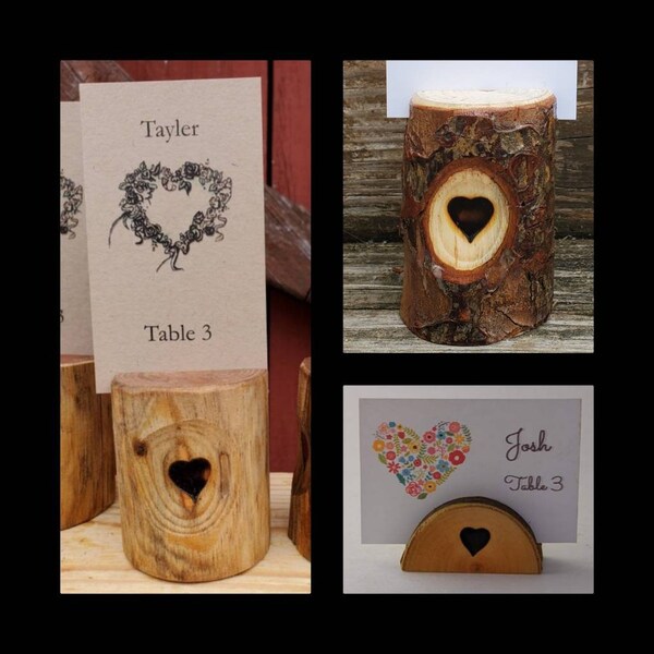 Log Place Card - Etsy