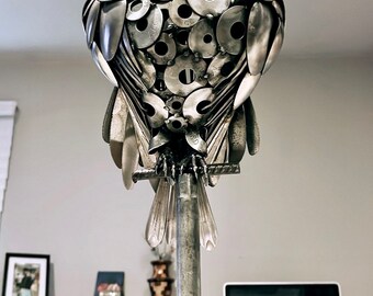 Sculpture Made of Silverware - Etsy