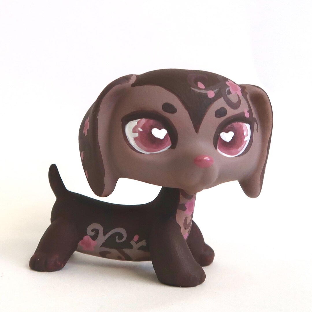 OOAK LPS Dachshund Dog Custom Littlest Pet Shop Repaint - Etsy