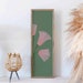 DIGITAL DOWNLOAD Long Vertical Floral Wall Art Hand Drawn Pastel Pink ...