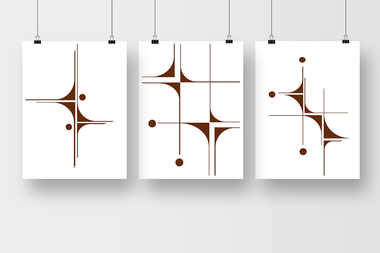 Set of 3 Line Art Prints, Japandi Tryptic Wall Art, Simple Minimal Wall ...