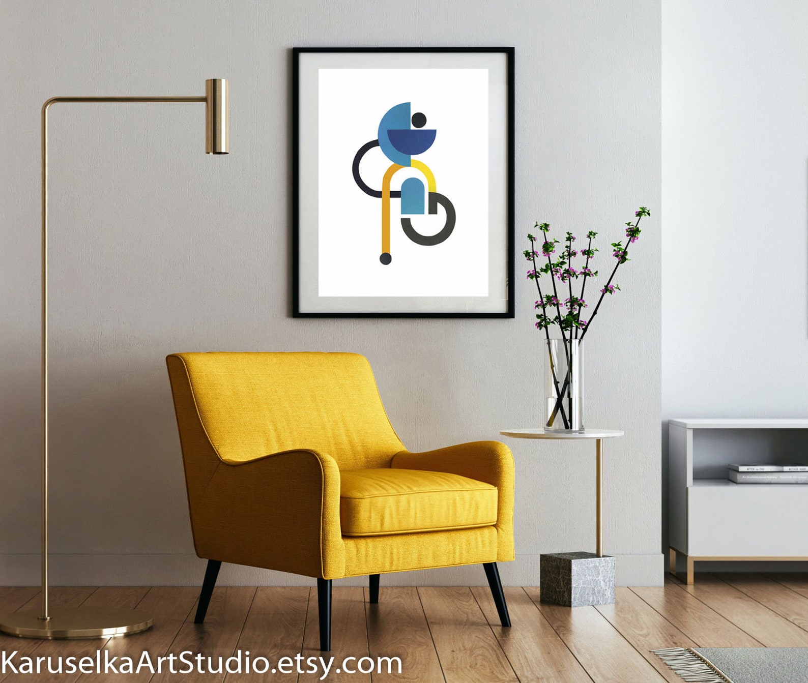Letter G Poster Typography Print Original Artwork for Modern - Etsy