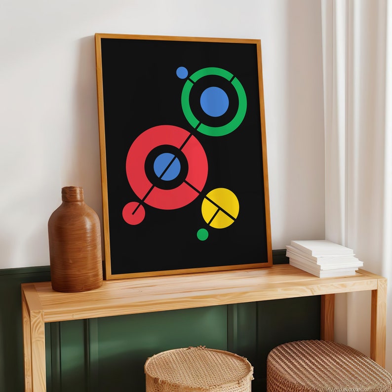 Bold Statement Modern Wall Art Abstract Geometric Poster - Etsy