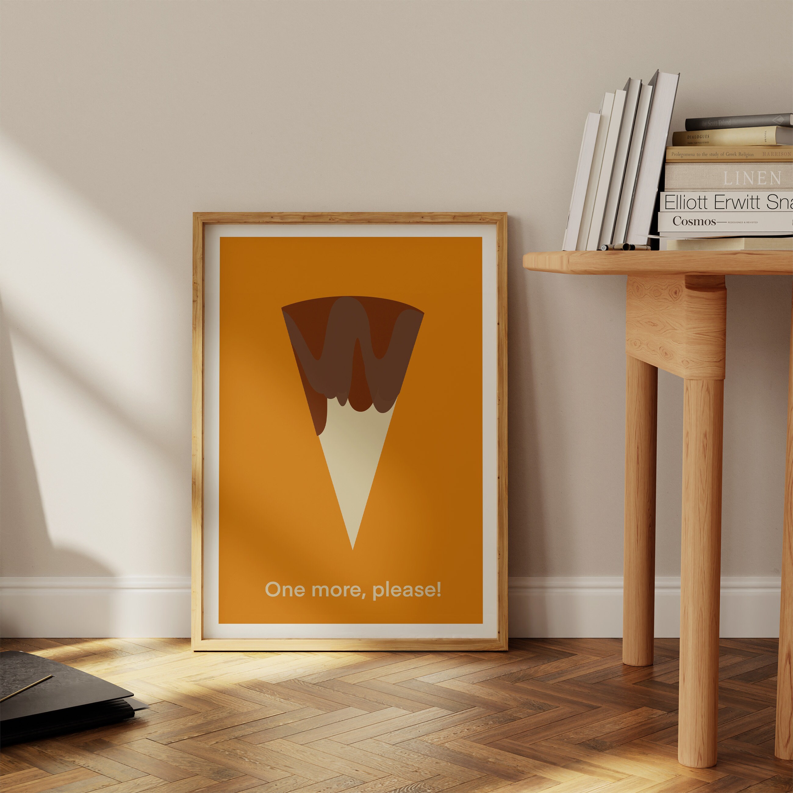 Set of 2 Colorful Sweet Candy Lollipop Ice Cream Funny Art Prints Cute ...