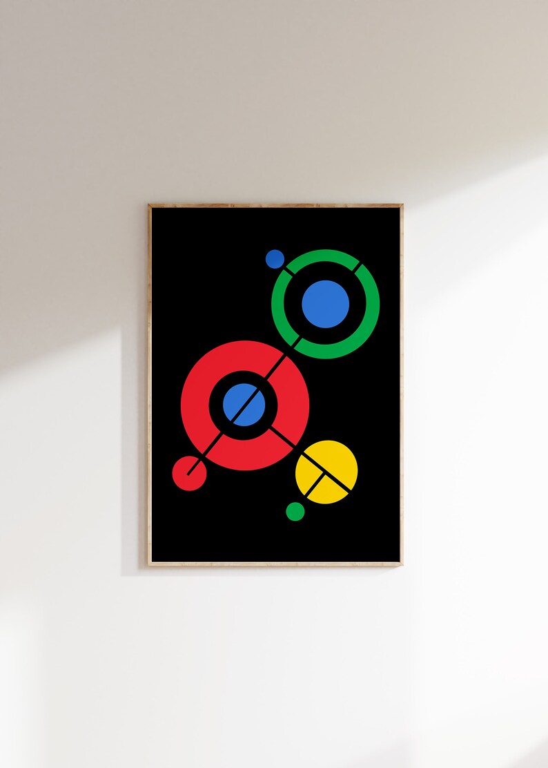 Bold Statement Modern Wall Art Abstract Geometric Poster - Etsy