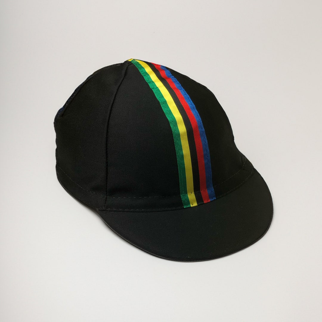 Vintage Cycling Cap Black Ribbon World Championships Memories Retro ...