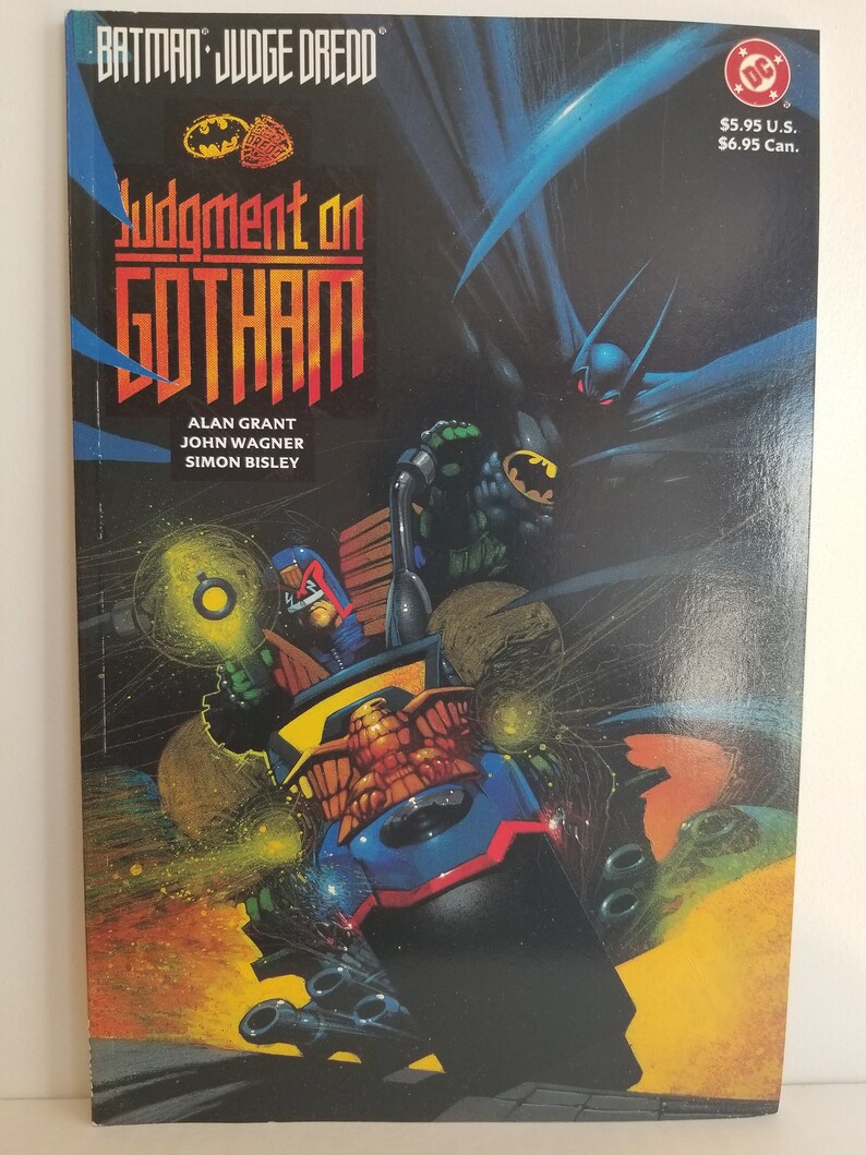 Batman Judge Dredd : Judgement on Gotham by Alan Grant and John Wagner ...