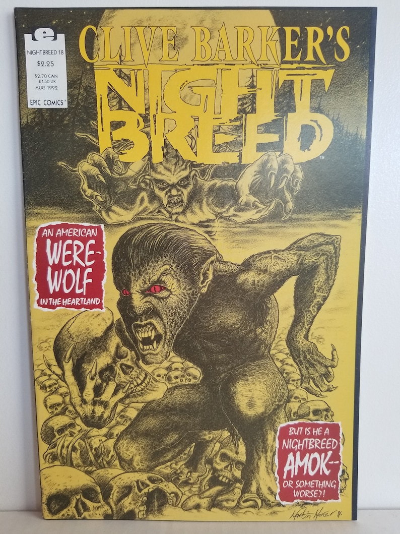 Clive Barkers Night Breed #18 NM/M Epic Comics - Etsy