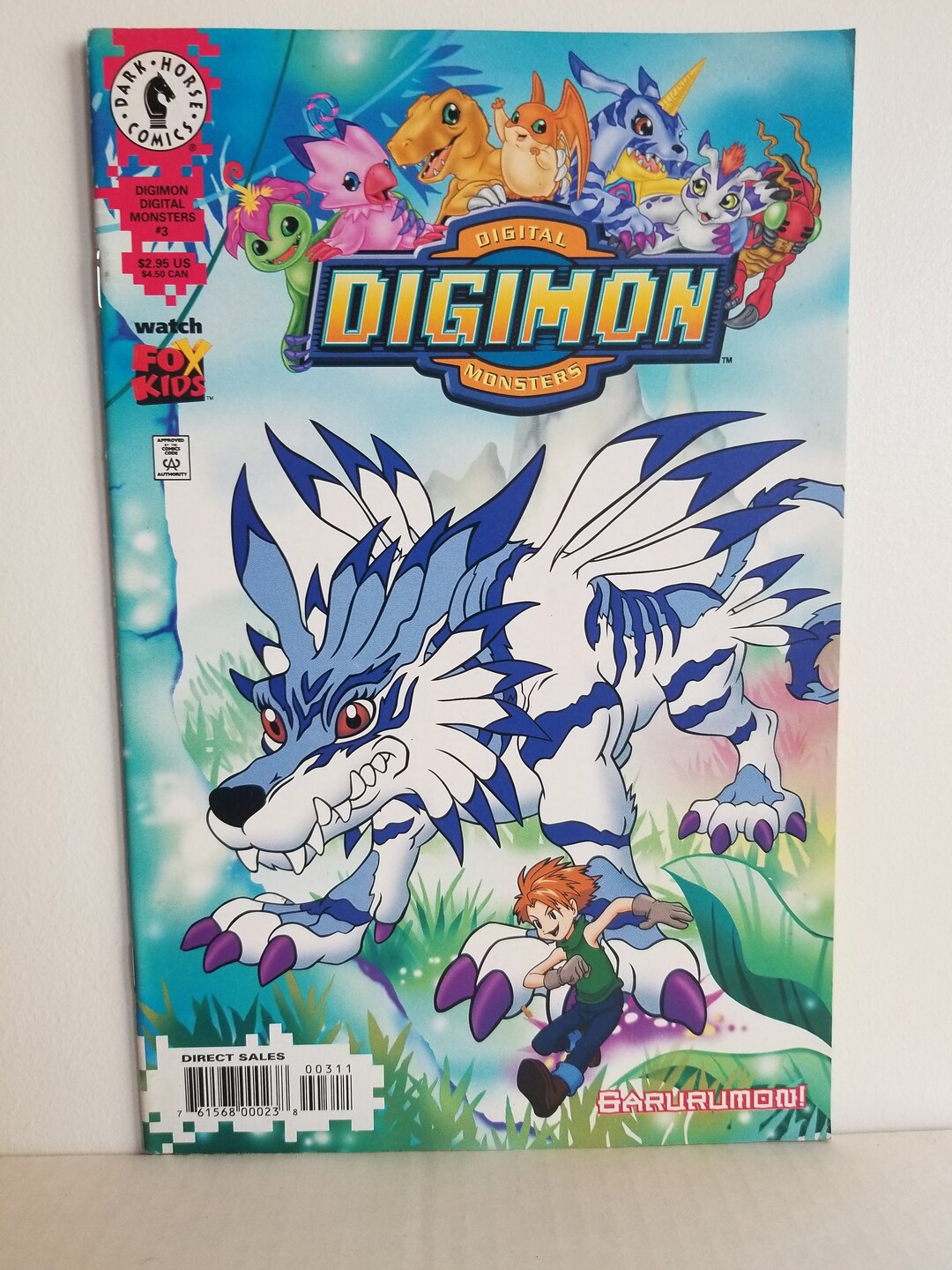 Digimon Digital Monsters 3 Direct Sales Fox Kids Dark Horse Comics - Etsy