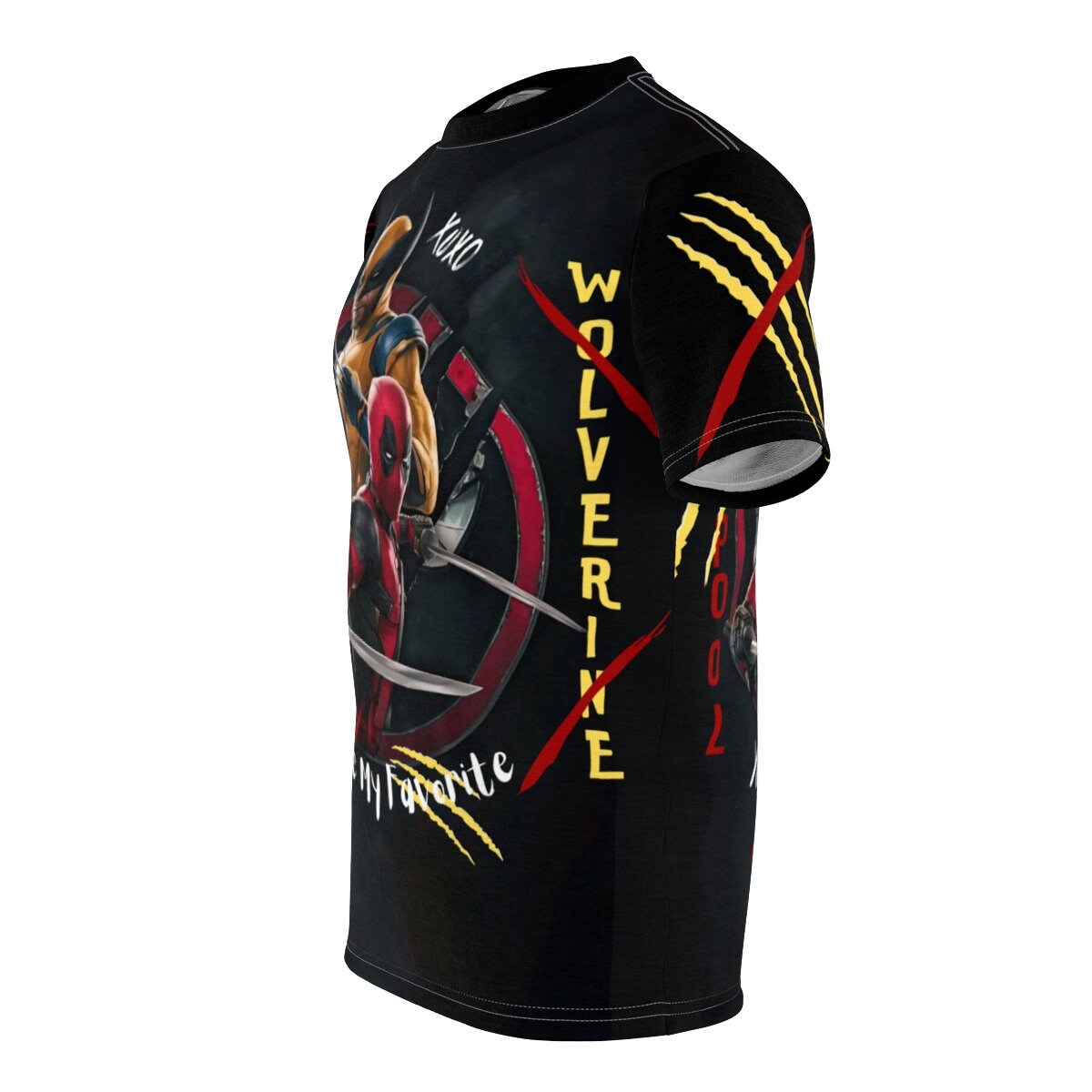 Deadpool Wolverine "you're My Favorite" Unisex Cut & Sew T-shirt (AOP ...