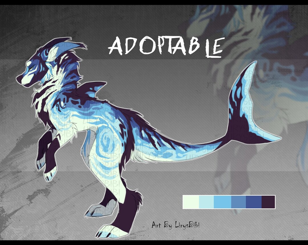 MANOKIT Adoptable Furry Adopt Fursona/ Fursuit Refferece Sheet - Etsy