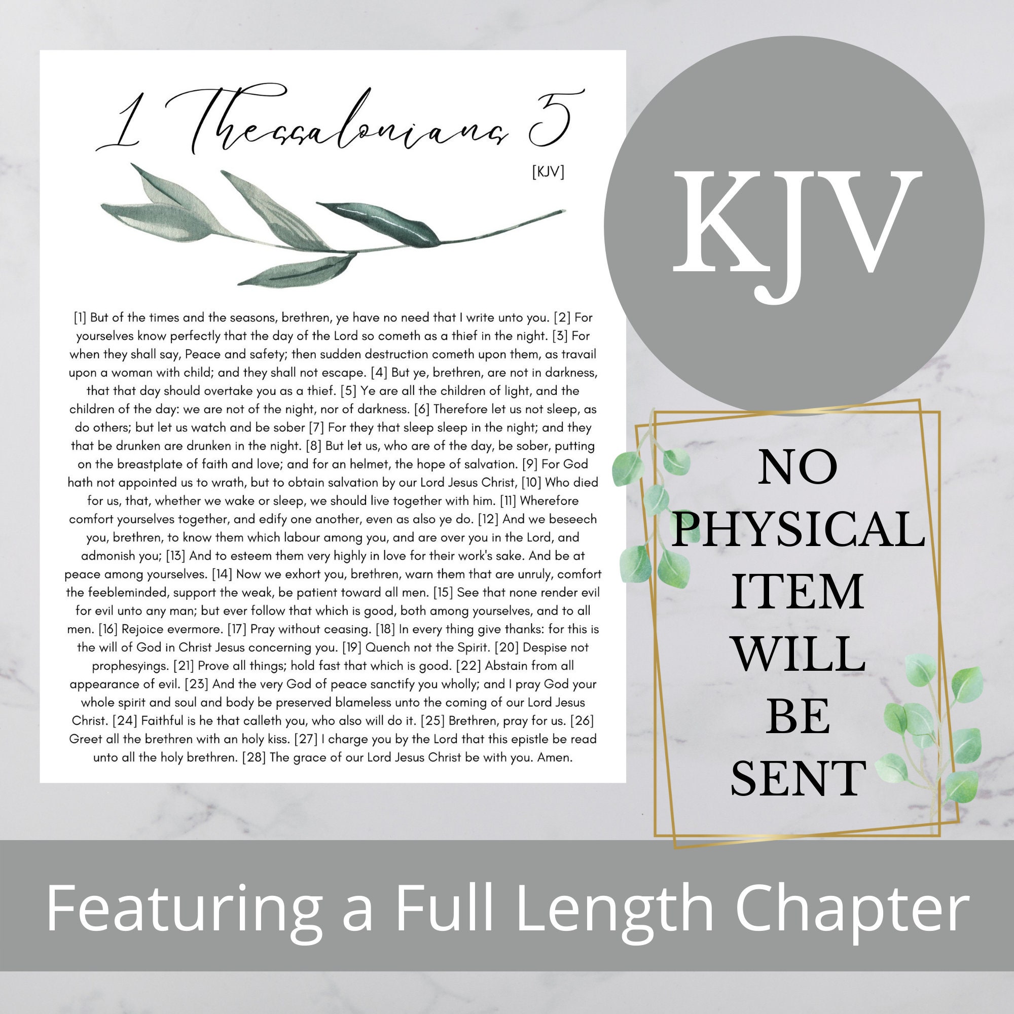 1 Thessalonians 5 Scripture Wall Art, Rejoice Evermore, Pray Without ...