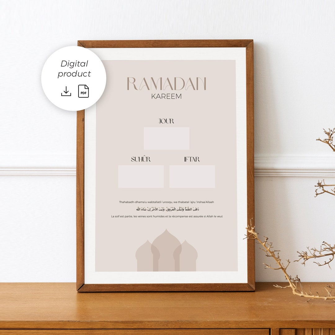 Ramadan Iftar, Ramadan Iftar Time, Printable Ramadan Schedule, Ramadan ...