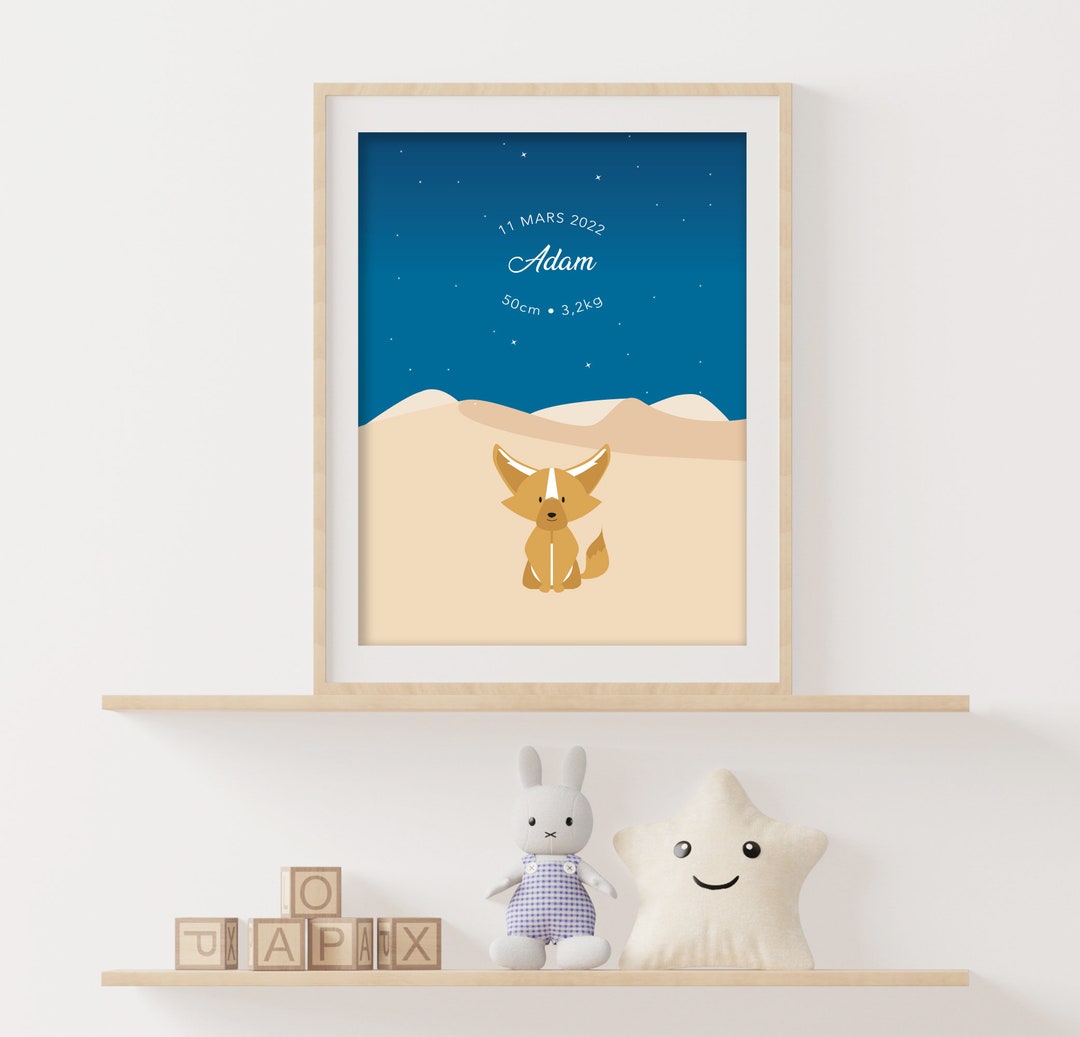 Child Poster, Animal Poster, Child Poster, Desert Poster, Personalized ...